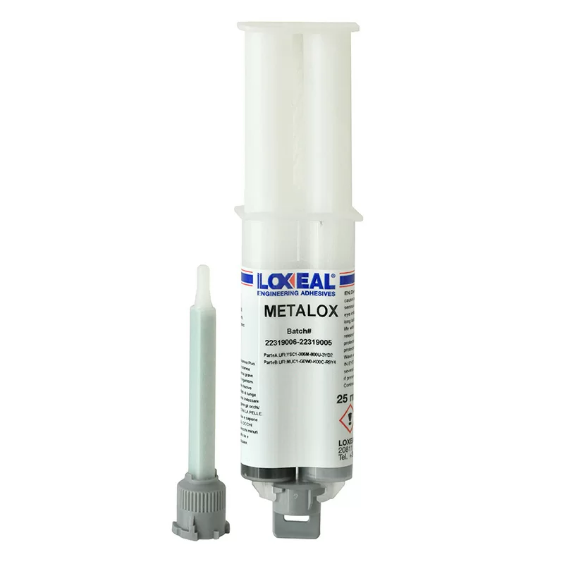 Loxeal METALOX is a fast-curing, solvent-free epoxy adhesive for bonding metal, concrete, and ...